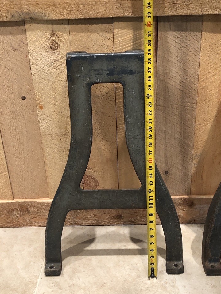 Logan 10” Lathe Legs Stand Antique Table Cast Iron VTG | eBay