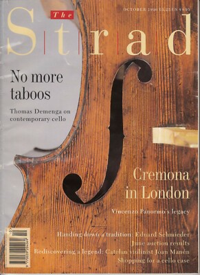 Strad Oct 1996: Panormo—Cremona in London—Dene Olding—Joan Manen—Thomas ...