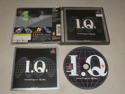 JAPAN IMPORT GAME PLAYSTATION IQ INTELLIGENT QUBE W CASE & MANUAL ...