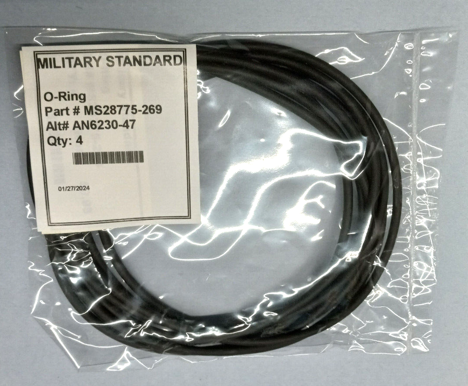 Military Standard P/N MS28775-269 O-Ring (4/PACK) | eBay