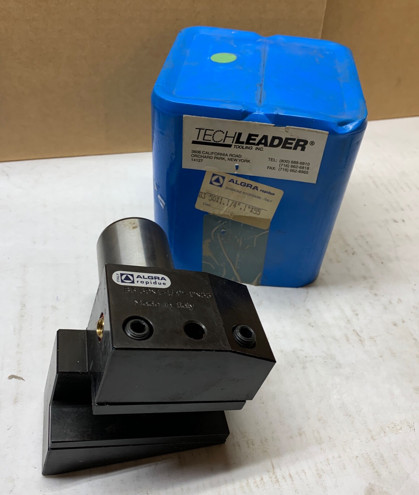 ALGRA Rapidue VDI Tool Holder - Coolant Thru - B3 50X1 1/4"- 1"X55 ...
