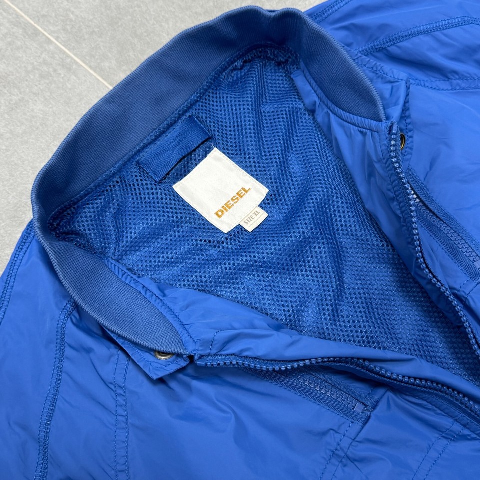 Diesel Teflon Motorcycle Biker Nylon Jacket Size XL | eBay