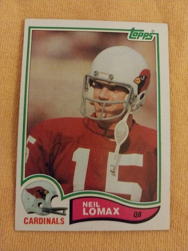 1982 NEIL LOMAX TOPPS NFL ROOKIE CARD RC #471 ARIZONA CARDINALS ...