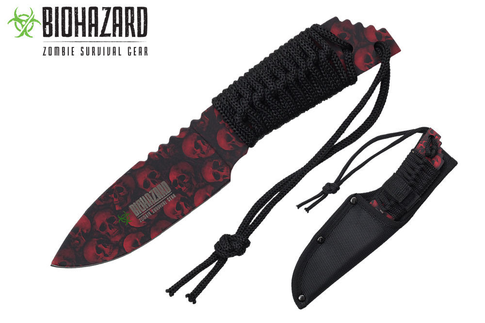 Biohazard Zombie Survival Gear Knife