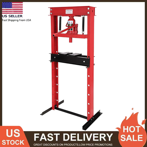 20 Ton Hydraulic Shop Press H-Frame Benchtop Garage Press with Press ...