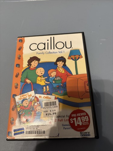 Caillou Collection Volume 1 (DVD) Rare Great For Kids Oop | eBay