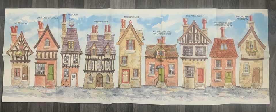 Ladybird Puddle Lane Wall Frieze Poster Set - Sheila McCullagh 1985 ...