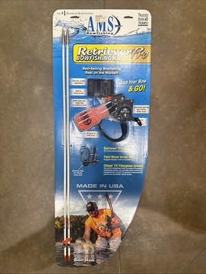 NEW AMS Bow fishing Retriever Pro Combo KIT Right Hand | eBay