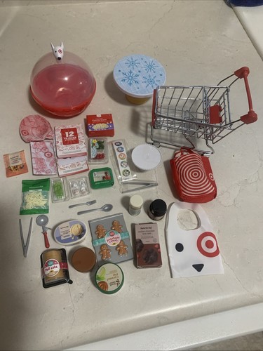 Target Miniature Food And Shopping Cart (30) Pieces. | eBay