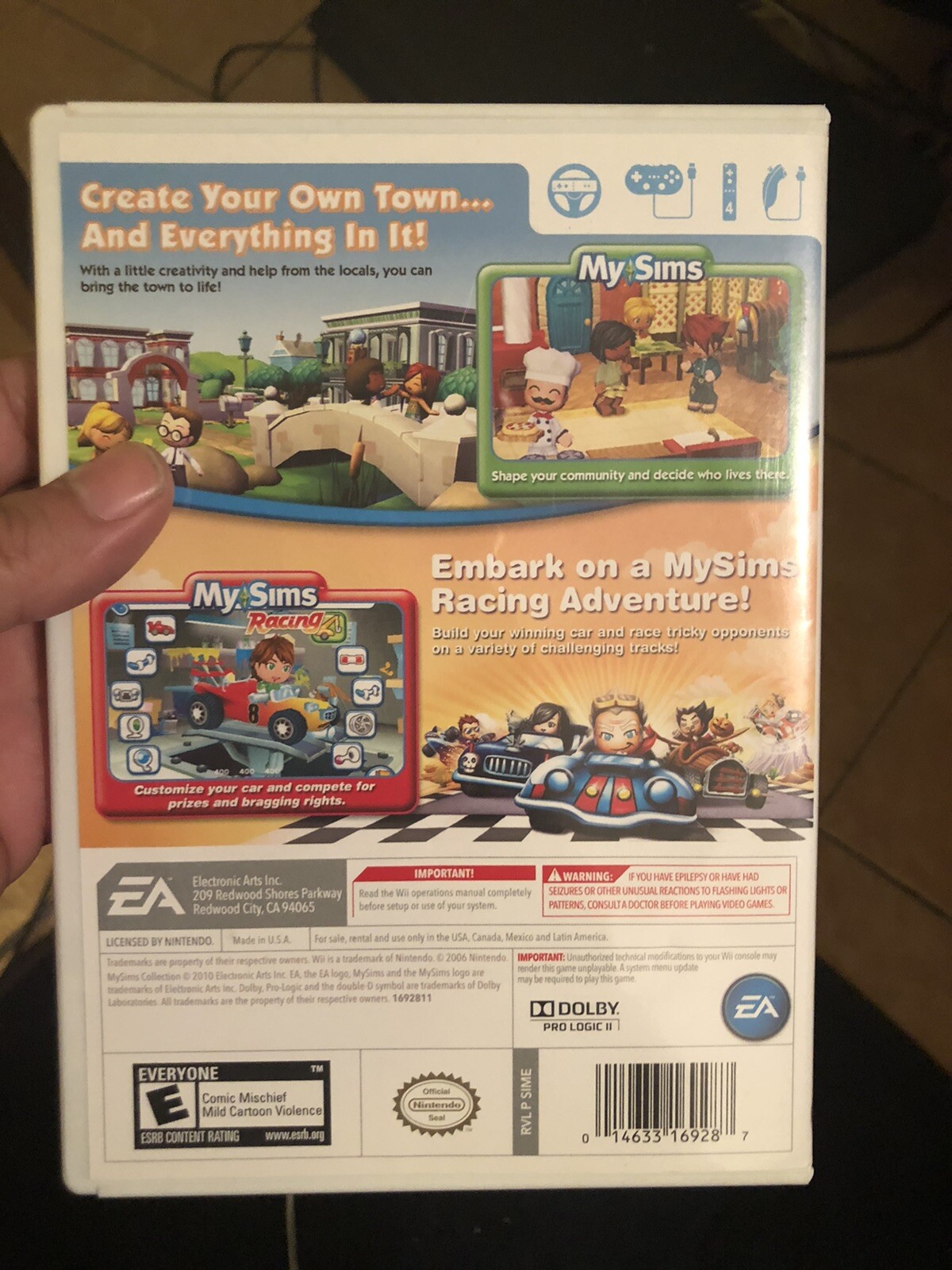MySims Racing & My Sims (Nintendo Wii, 2009) My Sims Collection *Case ...