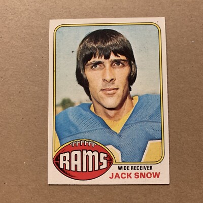 1976 Topps Jack Snow # 401 Los Angeles Rams Football Card NFL | eBay