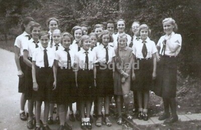 WW2 Picture Photo BDM Young women Bund Deutscher Mädel League German ...
