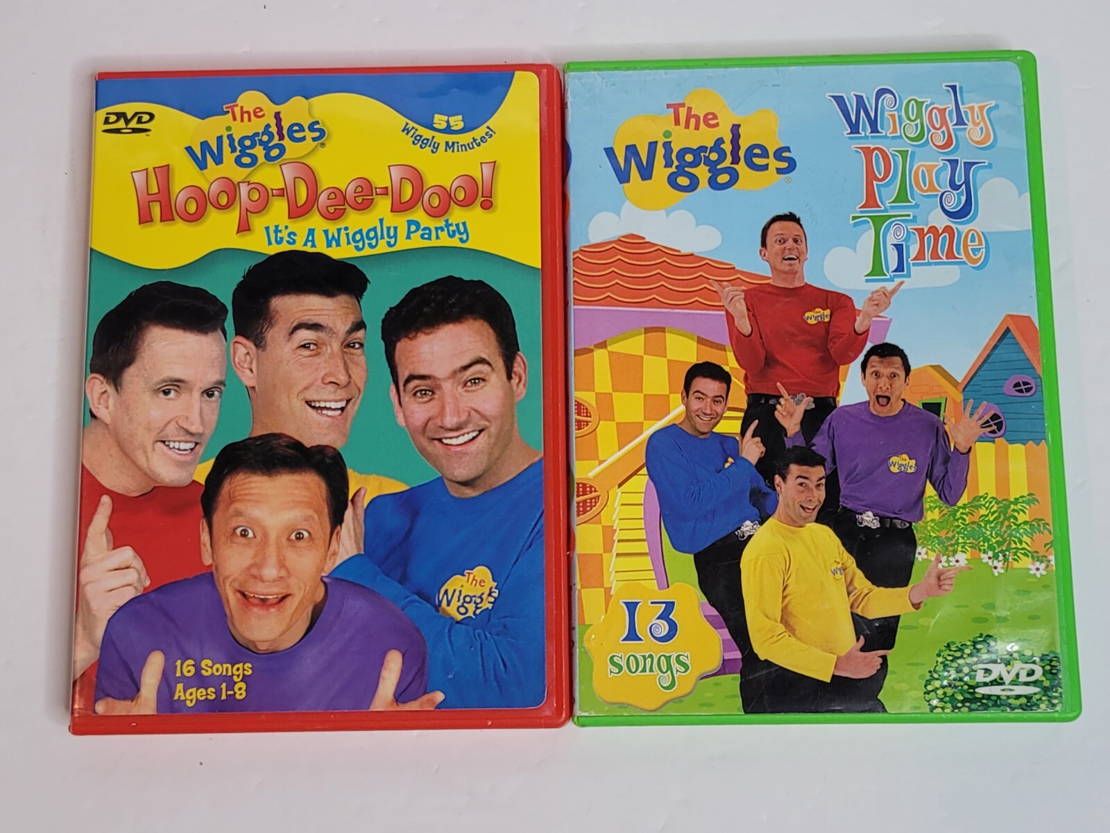 The Wiggles: Wiggly Play Time & Hoop-Dee-Doo - Lot Of 2 DVDs (2001-2002 ...