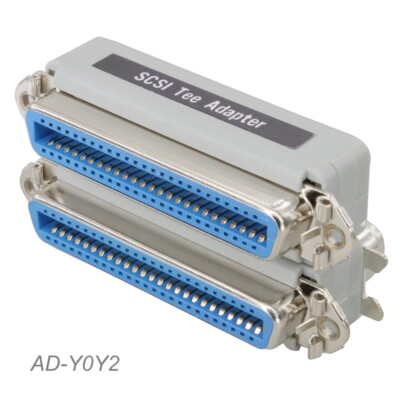 Double Centronics 50-Pin Female to Centronics 50-Pin Male Y-Splitter ...