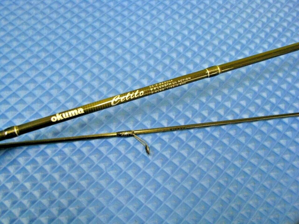 Okuma Celilo Graphite Spinning Rod 8' 6" 2 Pc Ultra Light Action CE-S ...