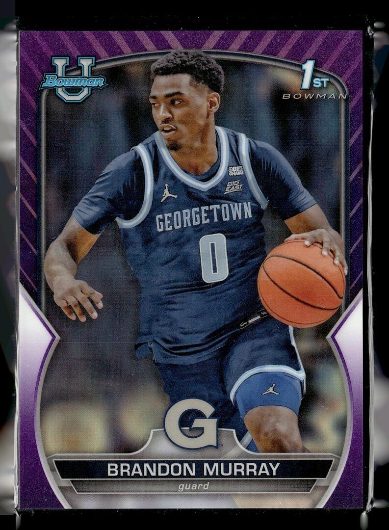 2022-23 BOWMAN CHROME UNIVERSITY PURPLE /399 1ST PROS BRANDON MURRAY ...