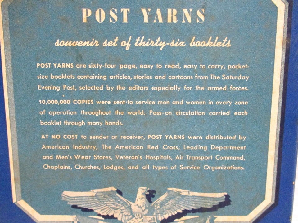 Complete 1940s Saturday Evening Post Armed Forces Cartoon Post Yarns ...