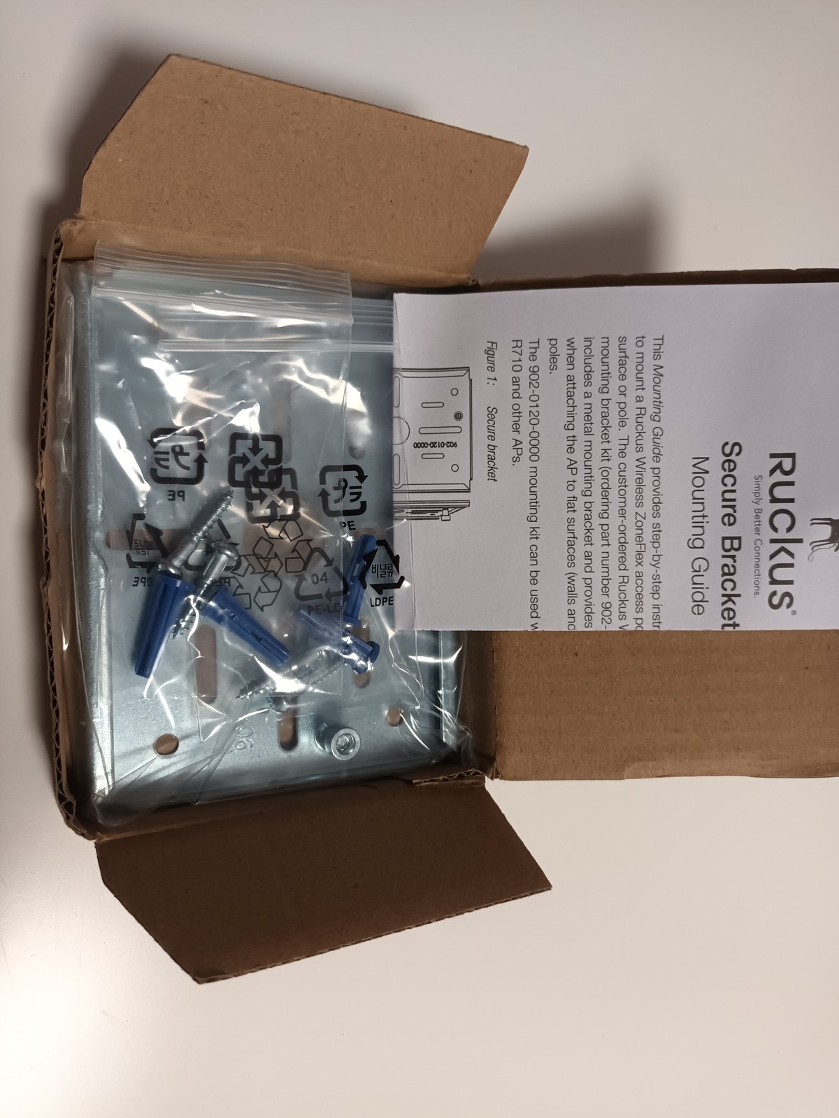 Ruckus Compatible AP R710 Flush Mount Bracket R-Series Indoor 902-0120 ...