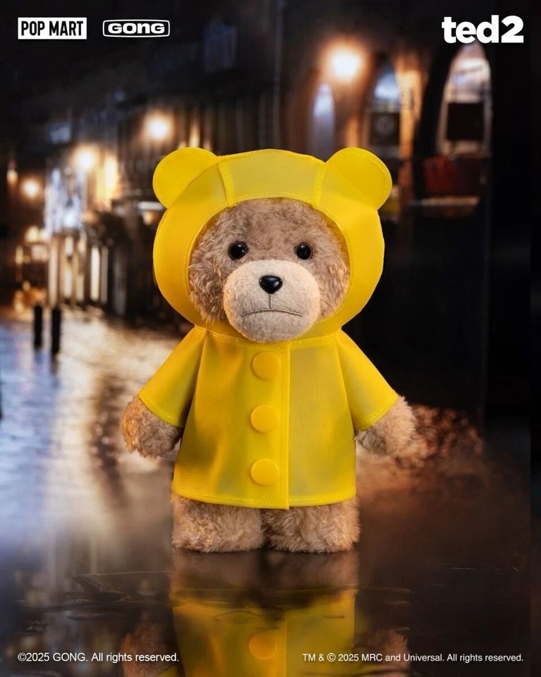 POPMART Ted 2 Teddy Bear Action Plush Pendant Series Sealed New ...