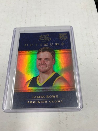 2021 AFL SELECT OPTIMUM PARALLEL ROOKIE CARD JAMES ROWE ADELAIDE CROWS ...