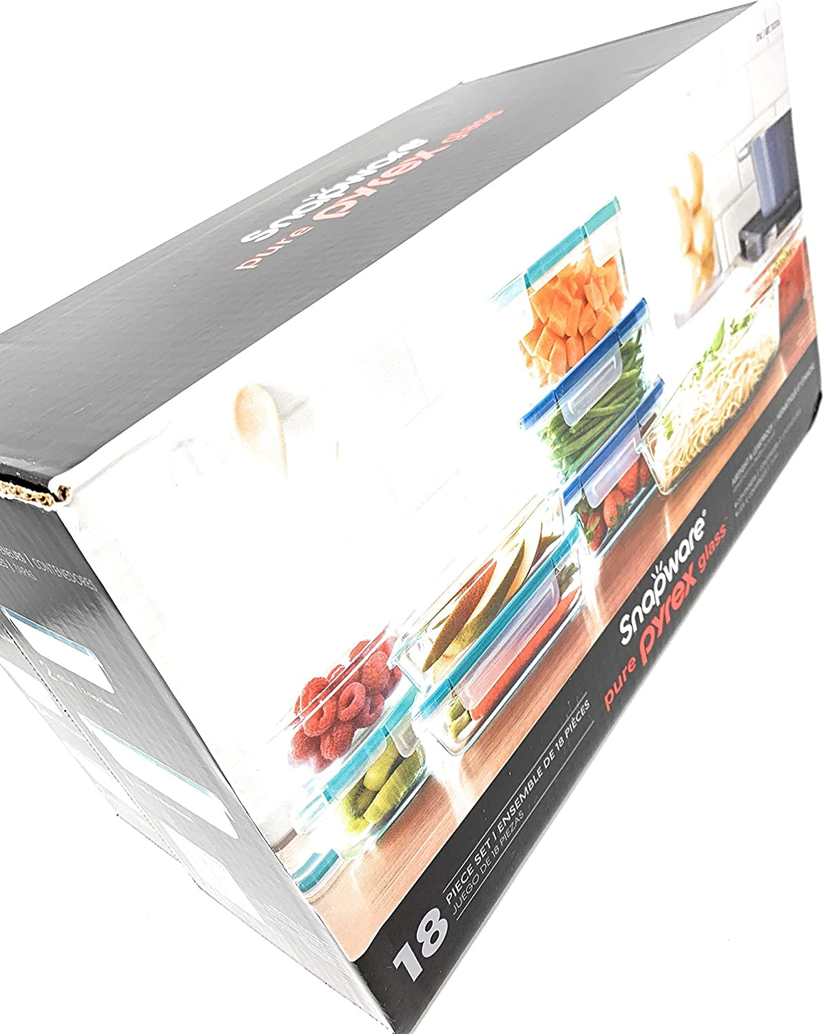 Pure Pyrex 18-Piece Glass Food Storage Set, 2.6, Clear | eBay