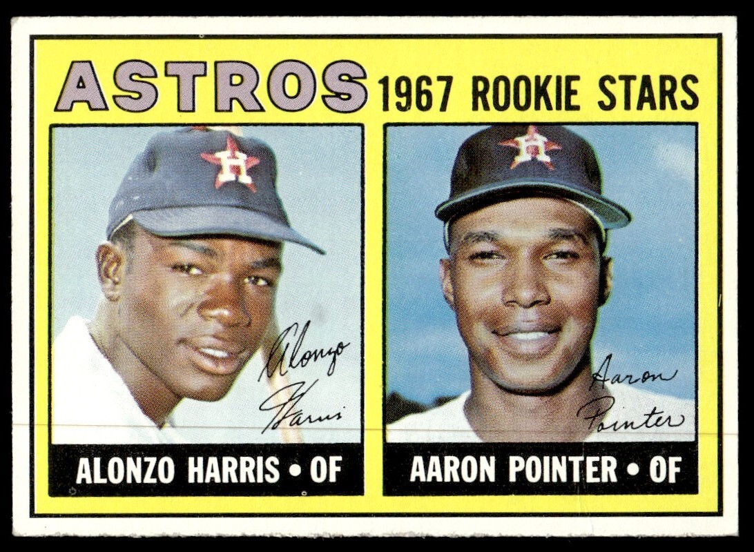 1967 Topps Alonzo Harris/Aaron Pointer EX-MT RC Houston Astros #564 | eBay