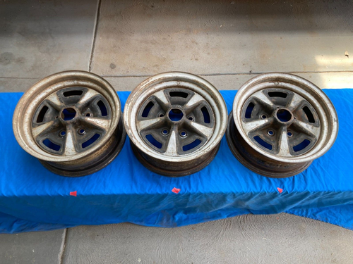hq holden hj hx hz monaro GTS sandman wheels rims x3 all 6JJx14 9/73 ...