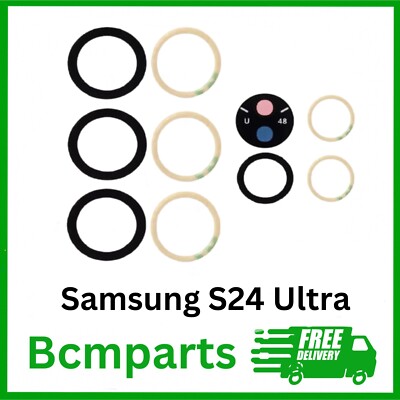 For Samsung Galaxy S24 Ultra S928 Camera Glass Lens Replacement Set ...