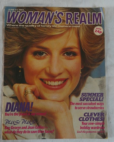 June 1984 80s Woman's Realm Magazine Princess Diana on the Cover ...