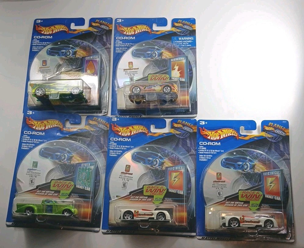 Hot Wheels Cd-rom Protonic Energy Car - Limited Edition Lot Of 5 | eBay