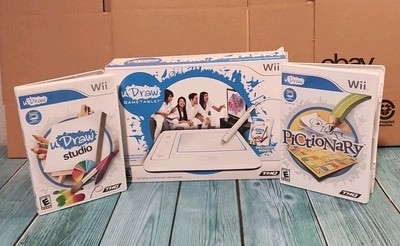 🔥Nintendo Wii uDraw Studio (Wii, 2010) Tablet & Games TESTED WORKS🔥 ...