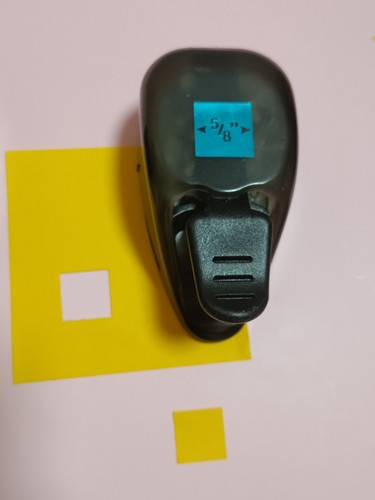 Set Of 3 Square Paper Punch Size 3/4, 5/8, And 1/2 | eBay