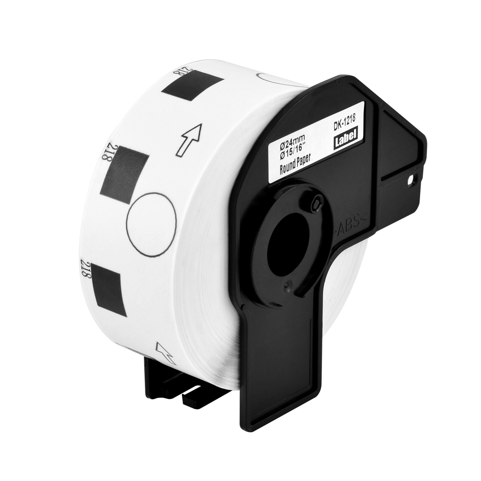 1000 Round White Paper Label DK-1218 for Brother QL-1110NWB QL-500 ...