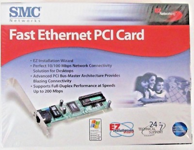 SMC Networks Fast Ethernet 10/100 PCI Card SMC1244TX (NEW) | eBay