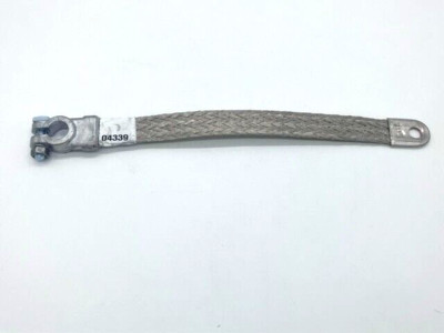 11" Braided Ground Strap Top Post Terminal 2 Gauge Battery Cable | eBay