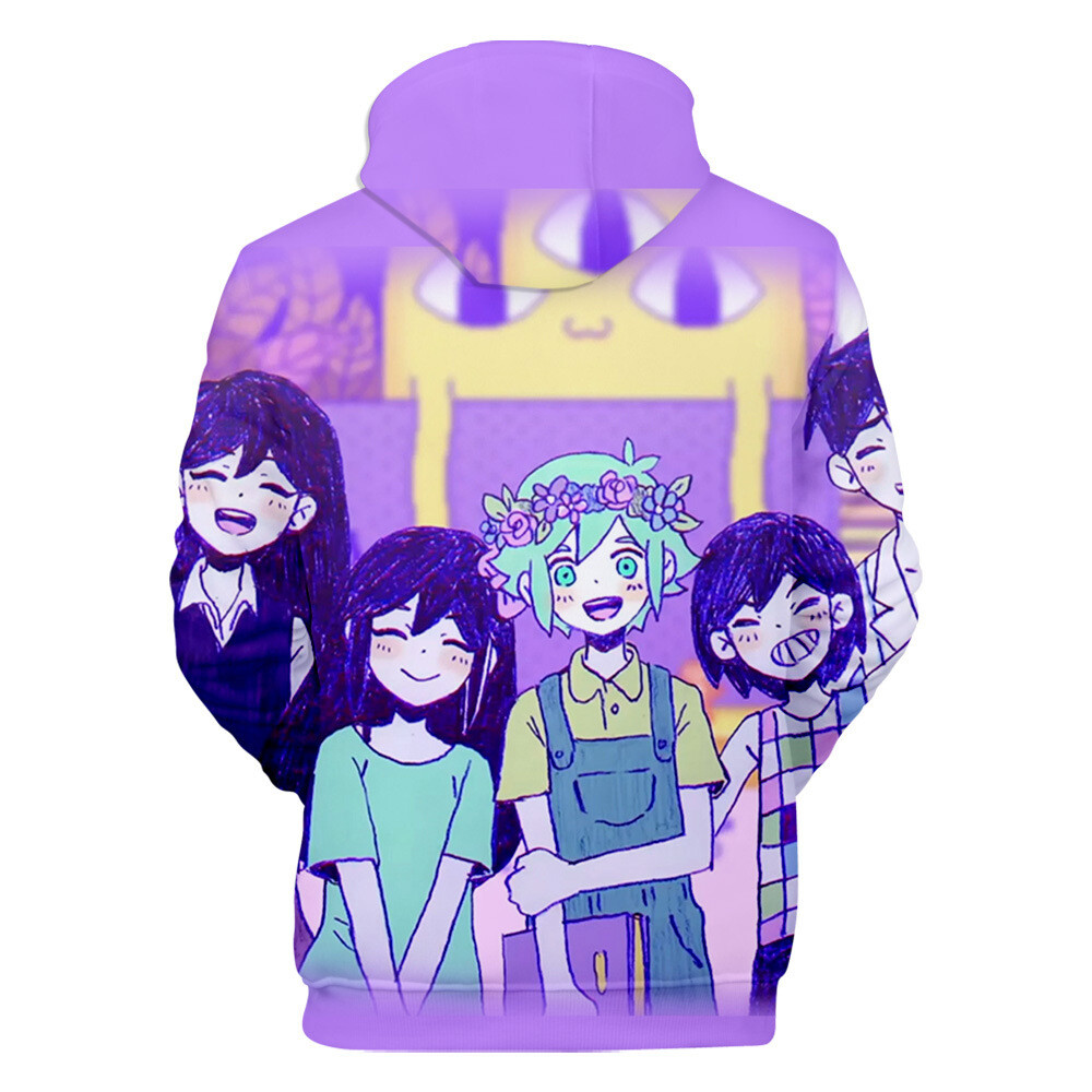 Omori 3D Hoodies Aubrey Kel Hero Sweatshirts Adult Kids Jacket Coat ...