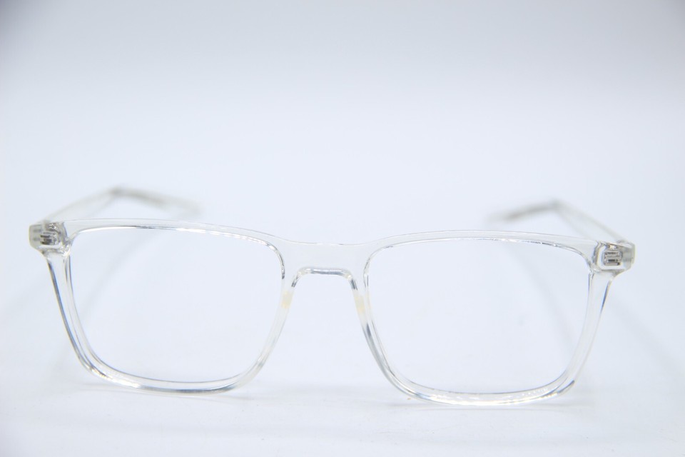 NEW NIKE 7130 900 CLEAR AUTHENTIC FRAMES EYEGLASSES 54-18 | eBay