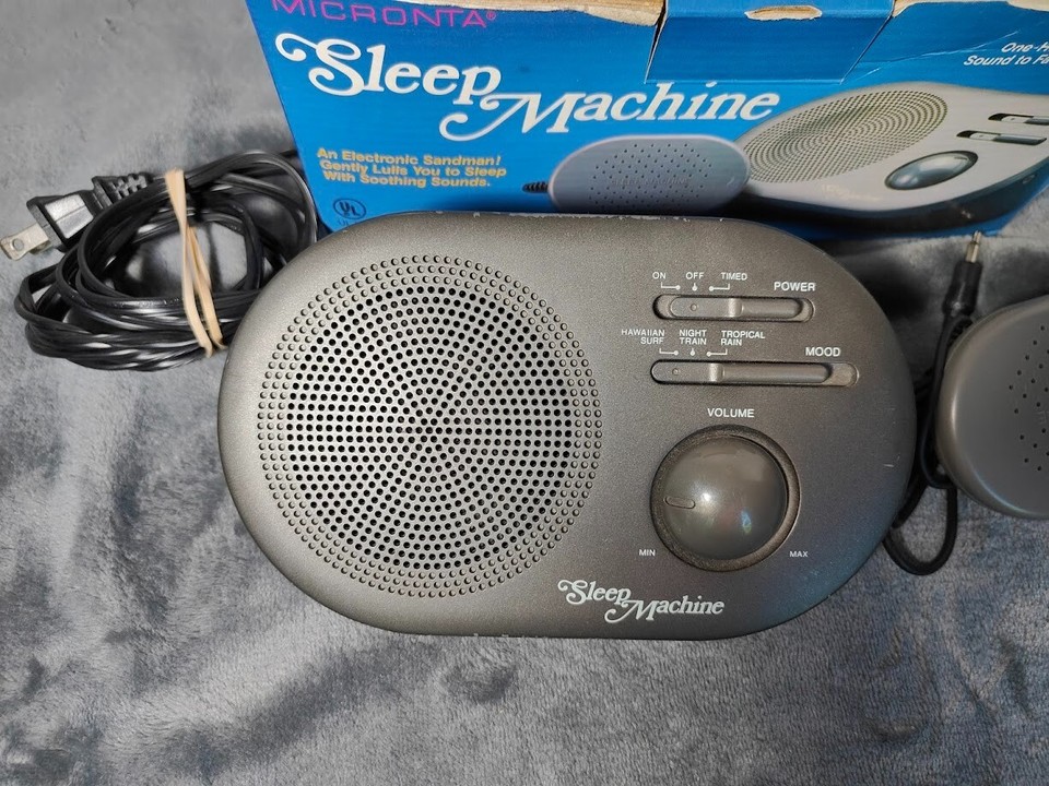 Radio Shack Sleep Machine Micronta Model 63-646 W/ Mini Attachment ...