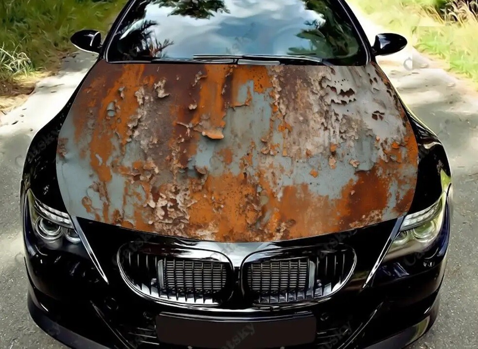 Rusty Camouflage Vinyl Wrap Foil Sticker Decal Film Automotive Car Bike ...