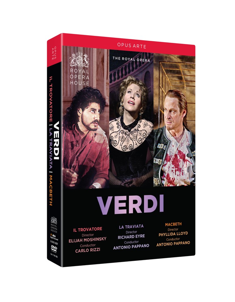 Verdi Operas (DVD) Dmitri Hvorostovsky Carlo Rizzi Joseph Calleja (UK ...