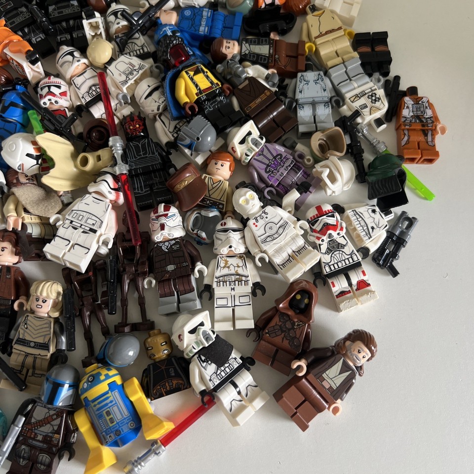 Large Lego Star Wars Minifigures Pieces Lot Authentic | eBay Australia