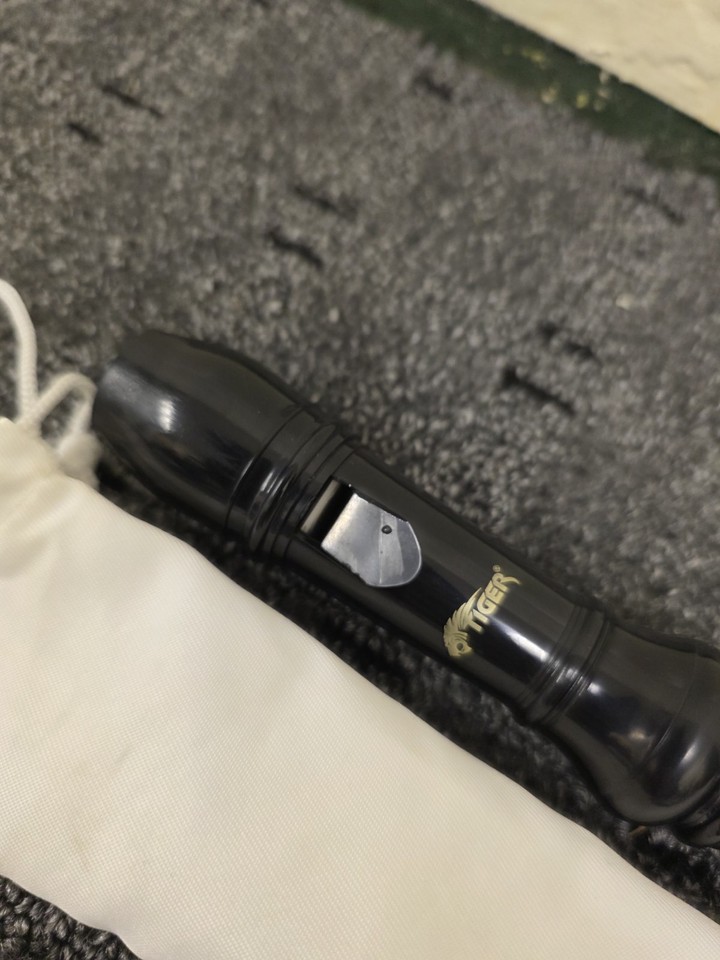 Tiger brand soprano (descant) recorder with Baroque (English) fingering ...