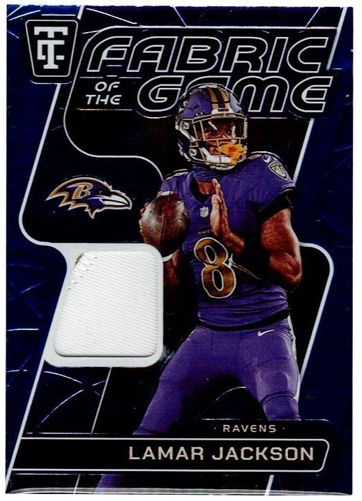 2024 Panini Totally Certified - Fabric of the Game Lamar Jackson #FG ...