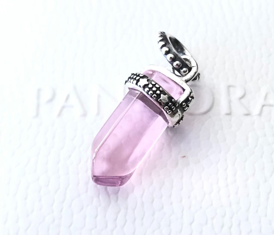 Pandora Pink Amulet, Crystals, Pendant #399185C02 +FREE Gift Box+Tag | eBay