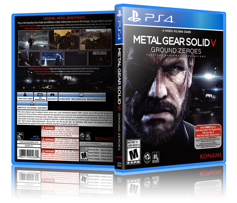 Metal Gear Solid 5 Ground Zeroes Cover