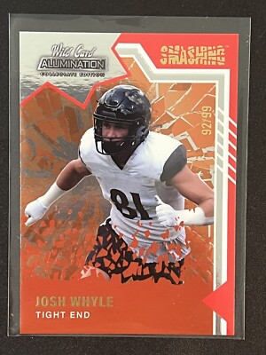2021 Wild Card Alumination Collegiate Josh Whyle RC Smashing Red ...