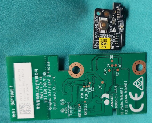55A6G HISENSE, OEM TV WIFI BOARD ZDGF7668AU.T & IR SENSOR RSAG7.820. ...