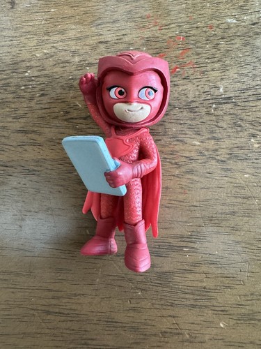 PJ Masks Owlette Red Action Figure PVC Cake Topper Toy 3" Frog Box ...