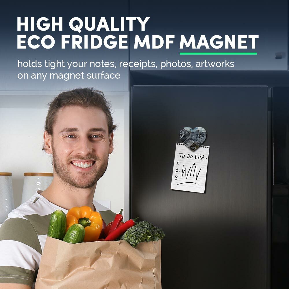 Heart MDF Magnets - Marble Ruskeala Park Russia #3455 | eBay UK