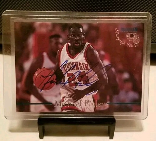 1995 Classic Rookies On Card Auto /5900 Michael Finley Rookie RC ...